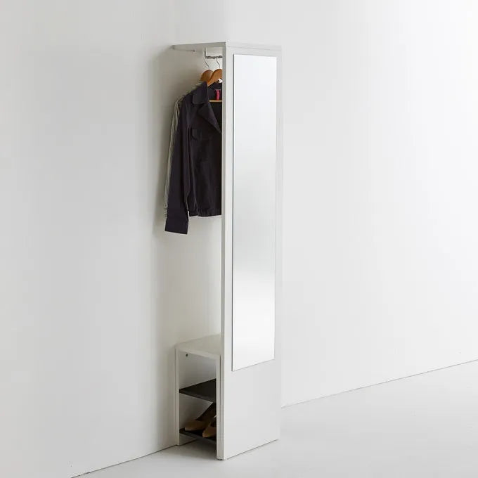 3 in 1 Dressing Mirror Dressing Table With Shoes Rack and Hanger Multi ...